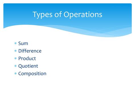 Ppt Operations With Functions Powerpoint Presentation Free Download