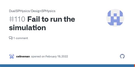 Fail To Run The Simulation · Issue 110 · Dualsphysicsdesignsphysics