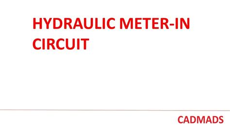 Meter In Hydraulic Circuit Diagram Meter Troubleshooting