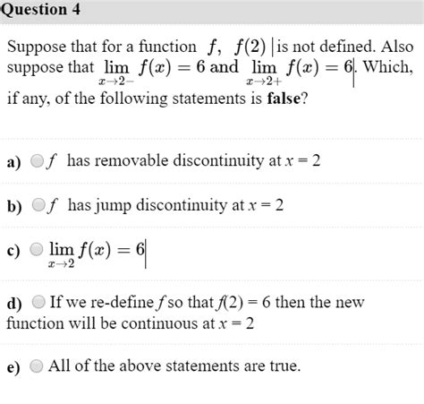 solved suppose that for a function f f 2 is not defined
