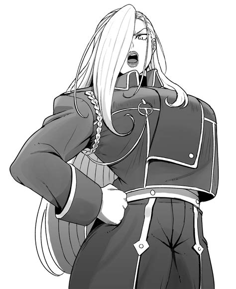 Olivier Mira Armstrong Fullmetal Alchemist Drawn By Guhanshounen Danbooru