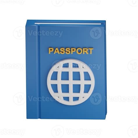 Passport 3d Illustration 43064756 Png