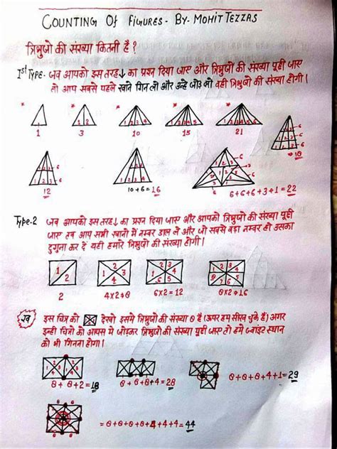 counting of figure with short tricks चित्रों के क्रम पर आधारित रीजनिंग