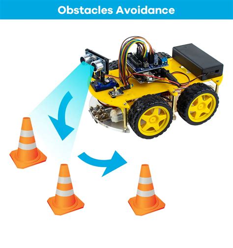Multi Functional 4wd Robot Car Chassis Kit Based On Arduino Electroslab