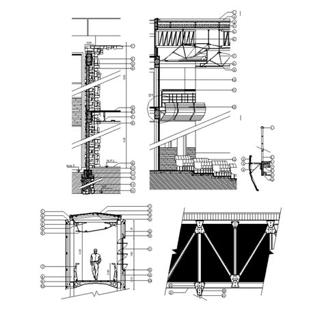 Constructive Detail Of Bridge Structure Layout Dwg File Cadbull