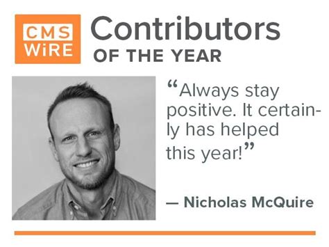 2020 Contributors Of The Year Nicholas Mcquire