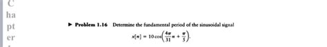 Solved A Pair Of Sinusoidal Signals With Example 17