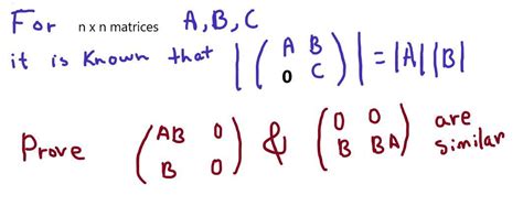 Solved For Nxn Matrices A B C It Is Known That 110 Chegg Com