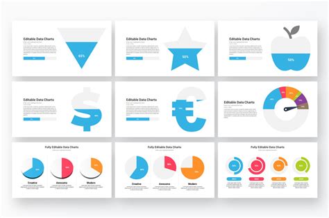 Data Charts PowerPoint Presentation Template