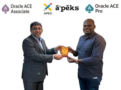 Varughese Mathew On Linkedin Oracleapex