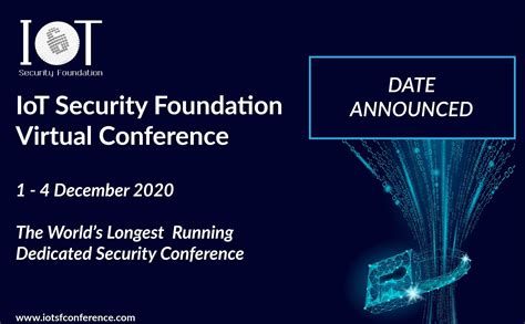 Iotsf Virtual Conference 2020 Iot Security Foundation