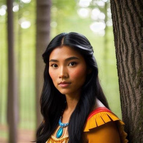 Realistic Pocahontas Ai By Genuinegalleria On Deviantart