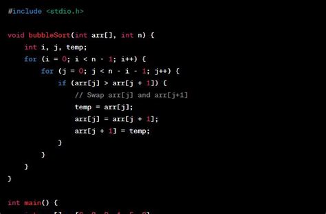 C Language Bubble Sort For Aws Lightsail Or Other Linux Machines