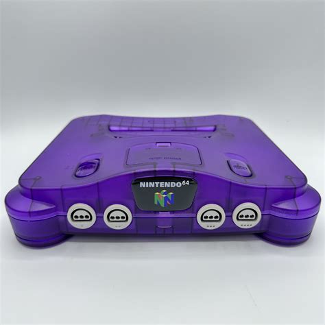 New Nintendo 64 N64 Limited Clear Light Purple Custom Console Only