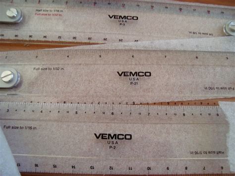 Vemco 18 Drafting Machine Scales New Nos Vemco 18 Drafting Machine Scales New Nos