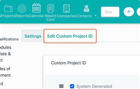 How To Customize And Edit Your Project Id Numbers