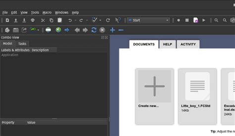 freecad main interface broken linux font scaling factor r freecad