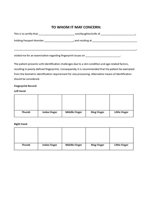 fingerprint issue certificate pdf