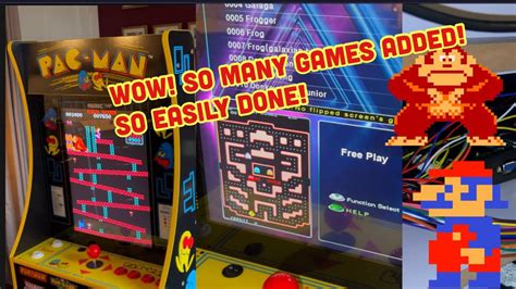 Pacman 1up Partycade Mod Add More Games Step By Step Youtube