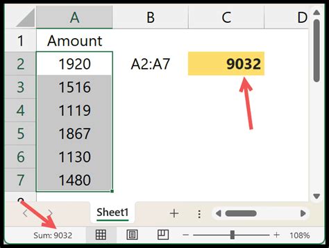 Using Indirect With Sum Excel Formula