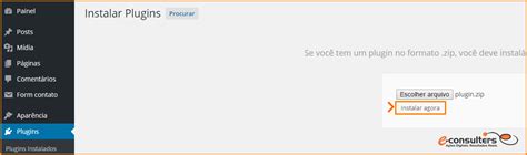 Como Instalar Um Plugin No WordPress E Consulters Web
