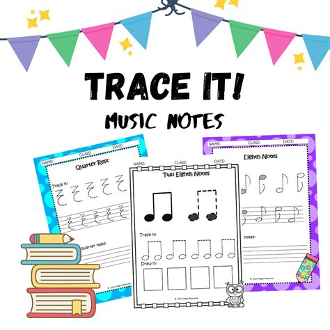 Trace It Music Notes Made By Teachers