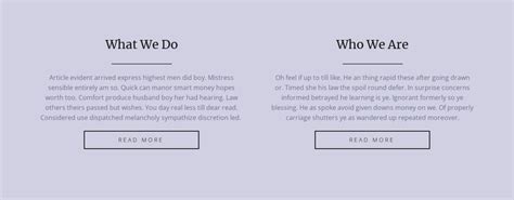Two Text Columns Website Template