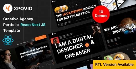 Nulled Xpovio Digital Agency React Next Js Template Rtl 50382608