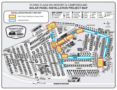 7 Feathers Rv Resort Map Illustrated Resort Map