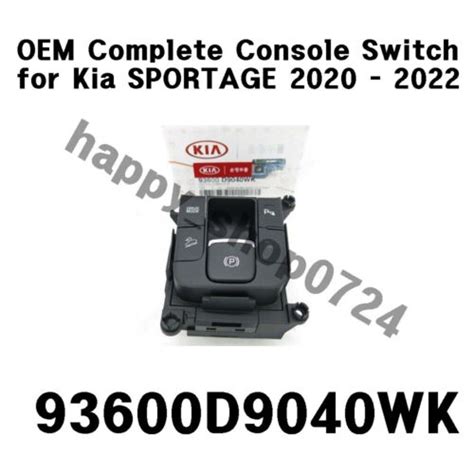 Conjunto completo de conmutador de consola OEM 93600D9040WK para Kia ...