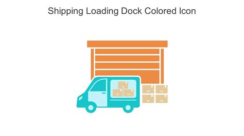 Shipping Loading Dock Colored Icon In Powerpoint Pptx Png And Editable Eps Format PPT Sample