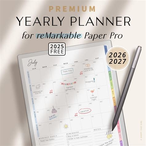 2027 Yearly Stickers Etsy