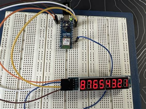 Max7219 7 Segment Display Not Working Leds And Multiplexing Arduino