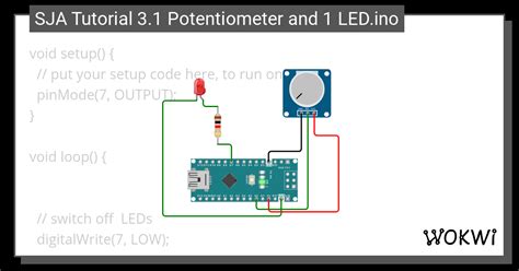 Sja Tutorial 31 Potentiometer And 1 O Wokwi Esp32 Stm32