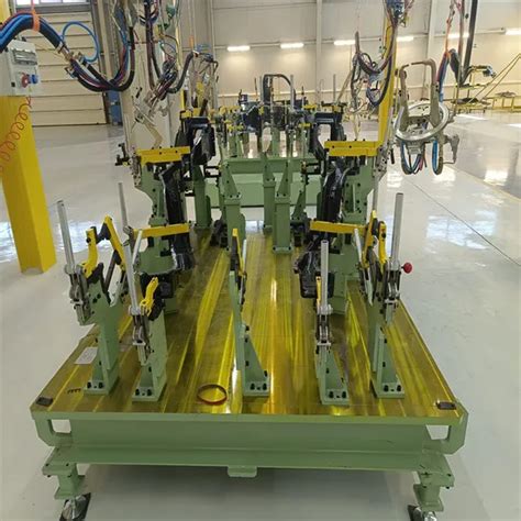 Efficient Automobile Vehicle Welding Line Welding Fixtures For Frames