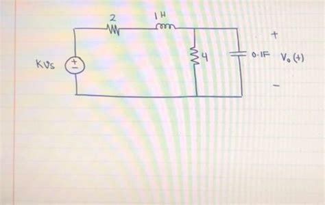 Solved Find Transfer Function Hs Vout V In