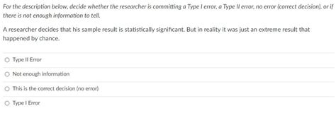 Solved Choose The Inferential Test That Would Be Most