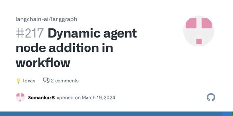 Dynamic Agent Node Addition In Workflow · Langchain Ai Langgraph