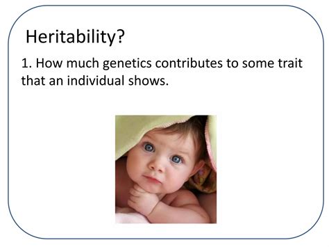 Lecture 3 Quantitative Traits And Heritability Full Pptx