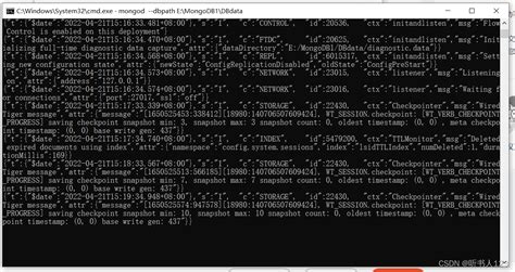 mongodb的安装与启动 新版mongodb怎么进 mong csdn博客