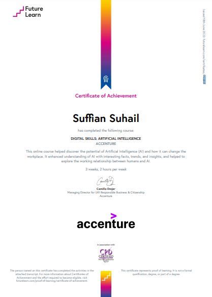 Suffian Suhail On Linkedin Aicertification Artificialintelligence
