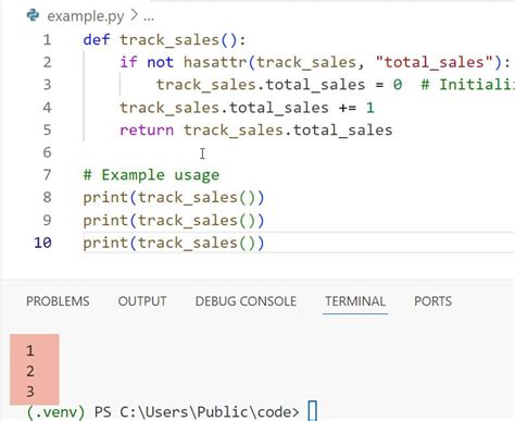 How To Use Static Variables In Python Functions