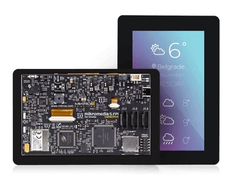Mikromedia 5 For Kinetis Capacitive Fpi With Bezel Mikroe