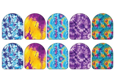 Omnipod Fabric Stickers For Surface Of Pod L 10 Pack Tie Dye Omnipod Sticker Omnipod Patch