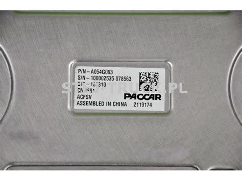 EAS CONTROL UNIT A054G093 DAF 2119174 KENWORTH STEJ TRUCK