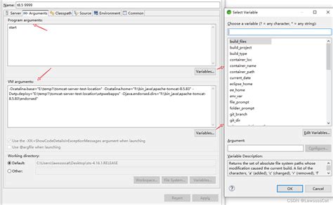【笔记】java Vm Options、program Arguments、environment Variables、eclipse Variables Csdn博客