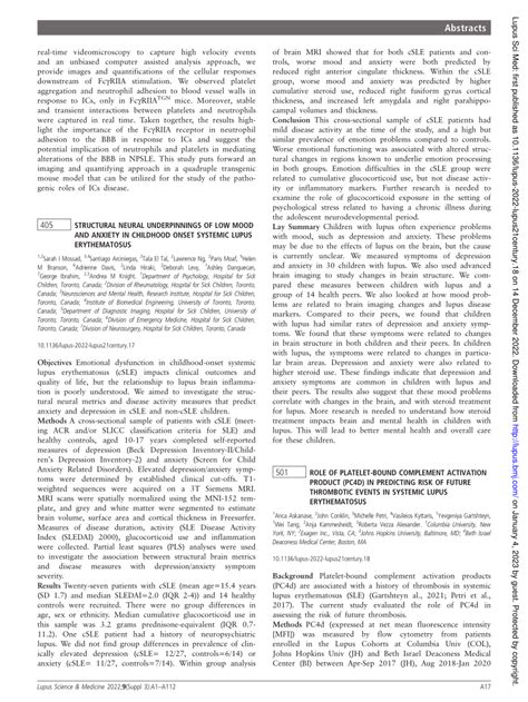 Pdf 501 Role Of Platelet Bound Complement Activation Product Pc4d In Predicting Risk Of