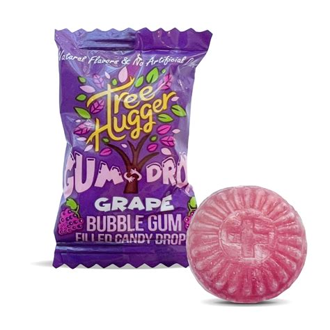 Tree Hugger Bubble Gum Filled Candy Drops 12 X 4 4 Oz Bags About 25
