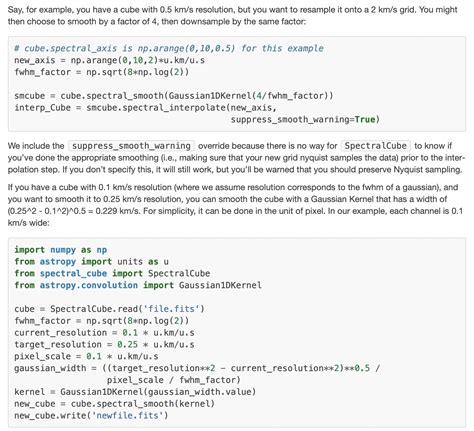 Question About Spectral Smoothing · Issue 876 · Radio Astro Toolsspectral Cube · Github