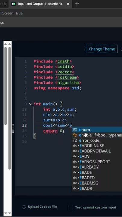 Hackerrank Challenge 2 Input And Output Using C Day 2 30 Shorts Youtube